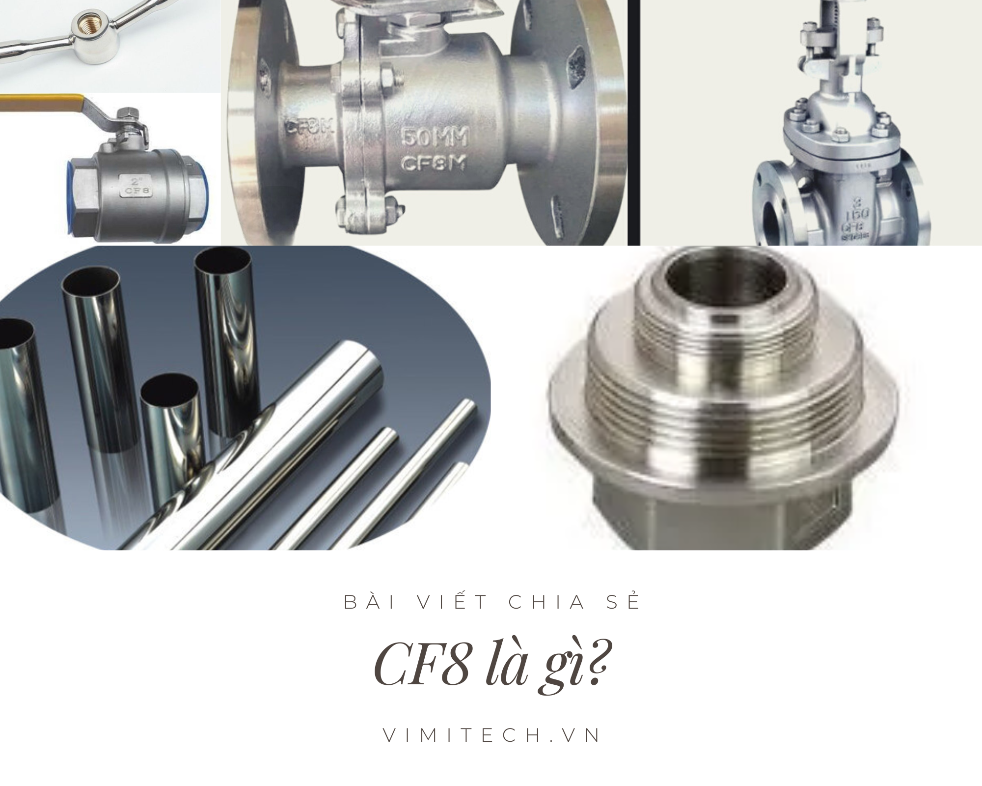 CF8 là gì? so sánh giữa CF8 và CF8M - Vimitech